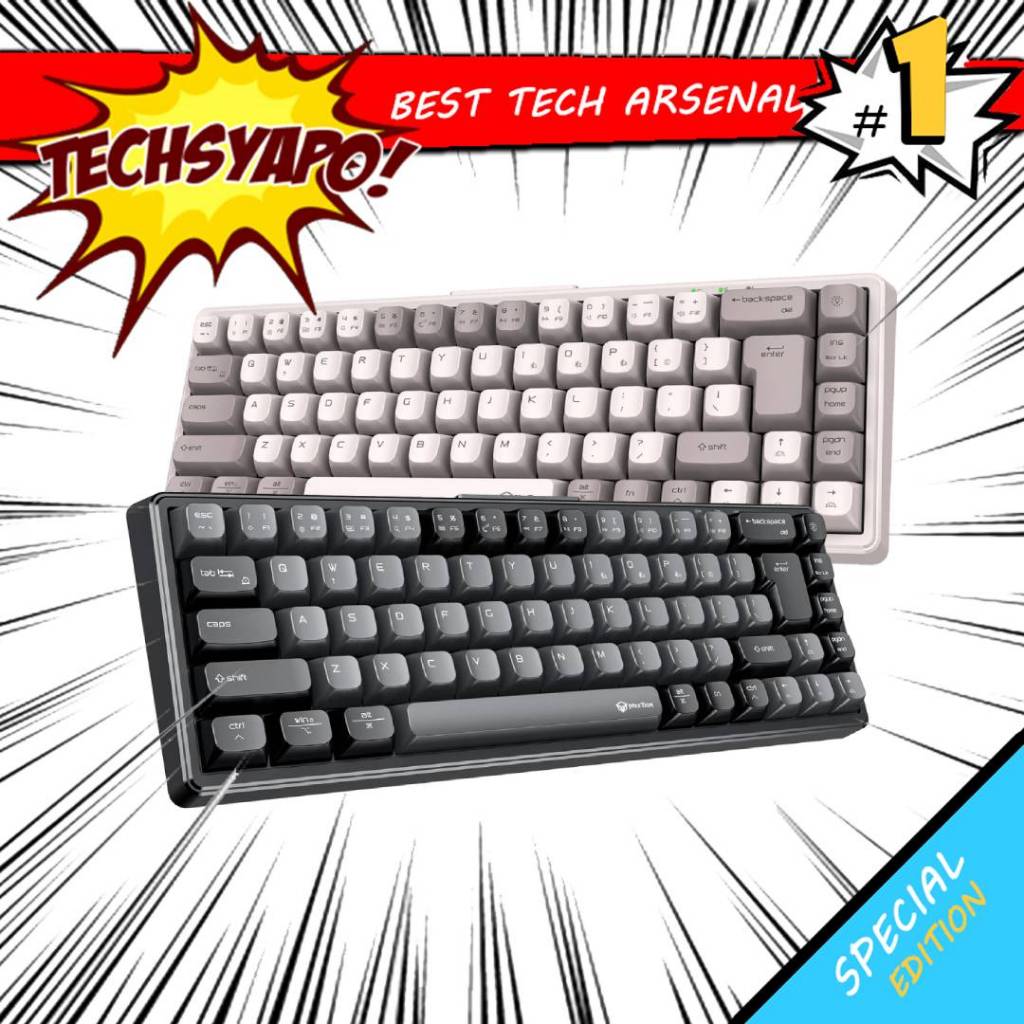MEETION MK12 65% TRI MODE WIRELESS RGB MECHANICAL KEYBOARD | Shopee ...