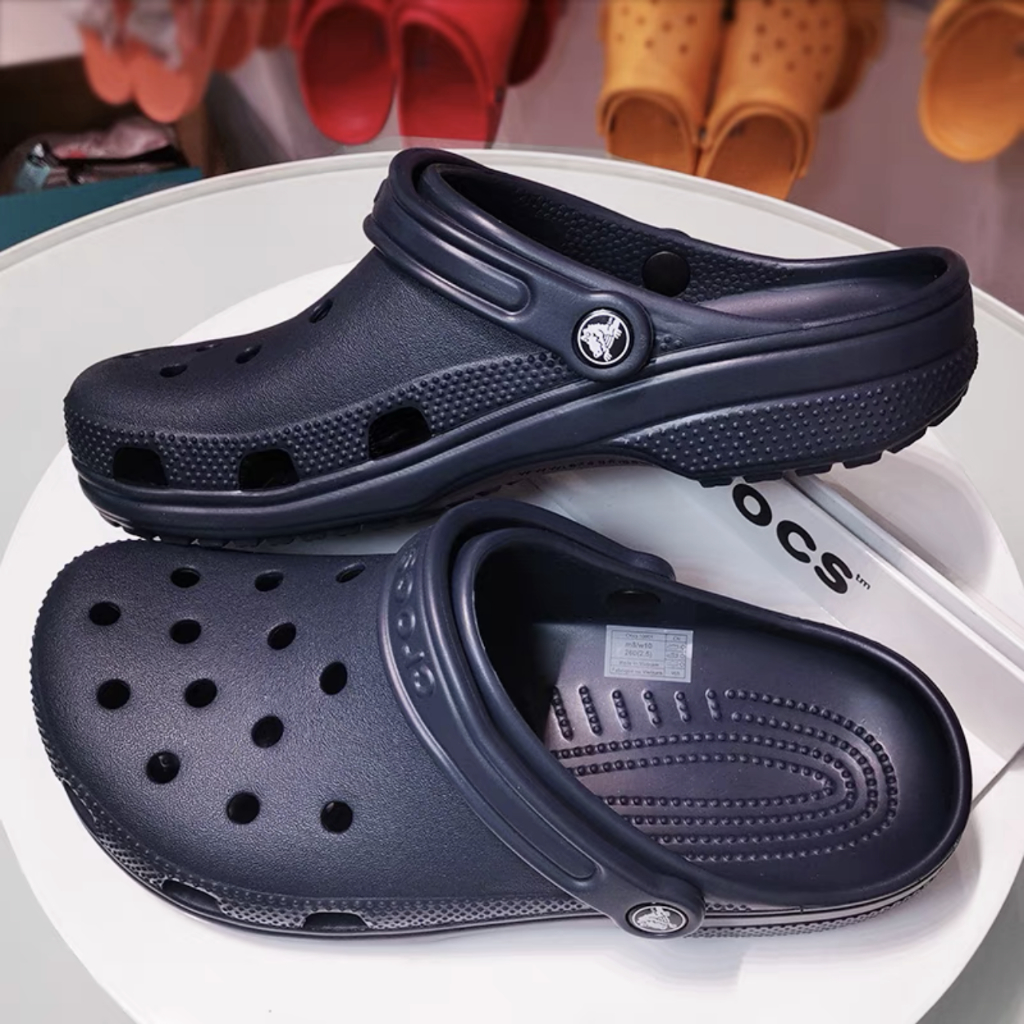 Crocs couple sandals solid color official crocs sandals for men and ...