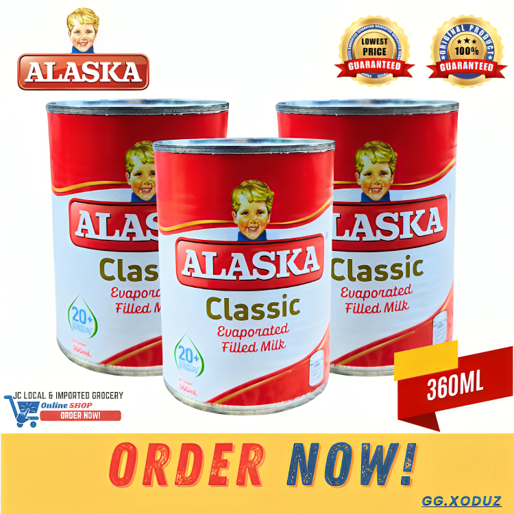 ALASKA Classic Evaporated (RED COVER) Filled Milk 20+ Essential ...
