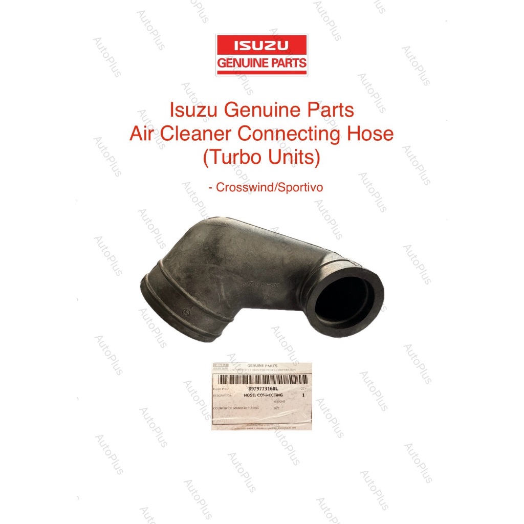 Isuzu Genuine Parts Air Cleaner Connecting Hose (TURBO): Crosswind ...
