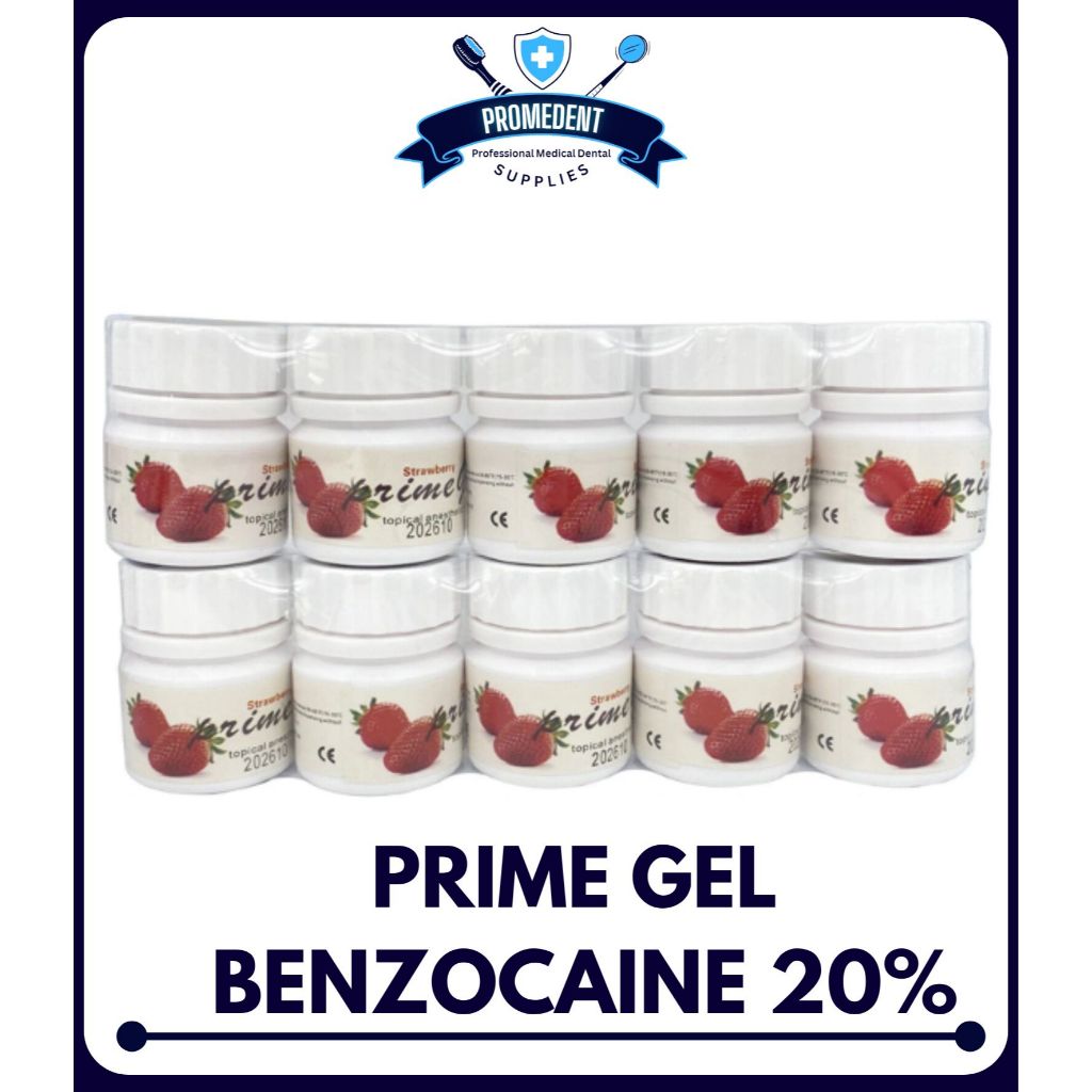 Prime Gel Topical Anesthetic Gel Benzo 20% (29.6g) | Shopee Philippines