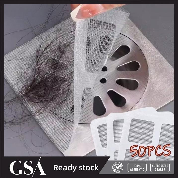 50Pcs Disposable Hair Drainage Floor Drain Sticker 4inches Stickers ...