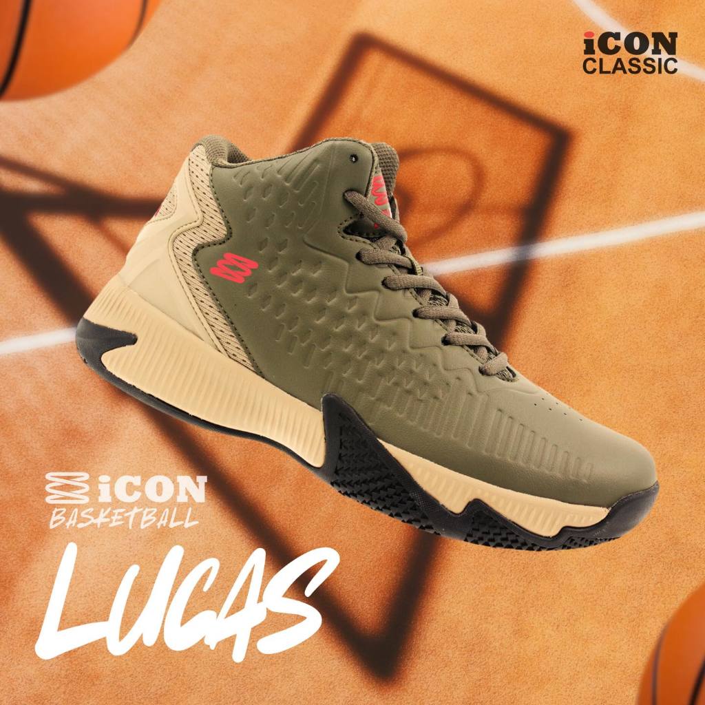 ICON LUCAS Fatigue Men's Basketball Shoes / Sports Shoes | Shopee ...
