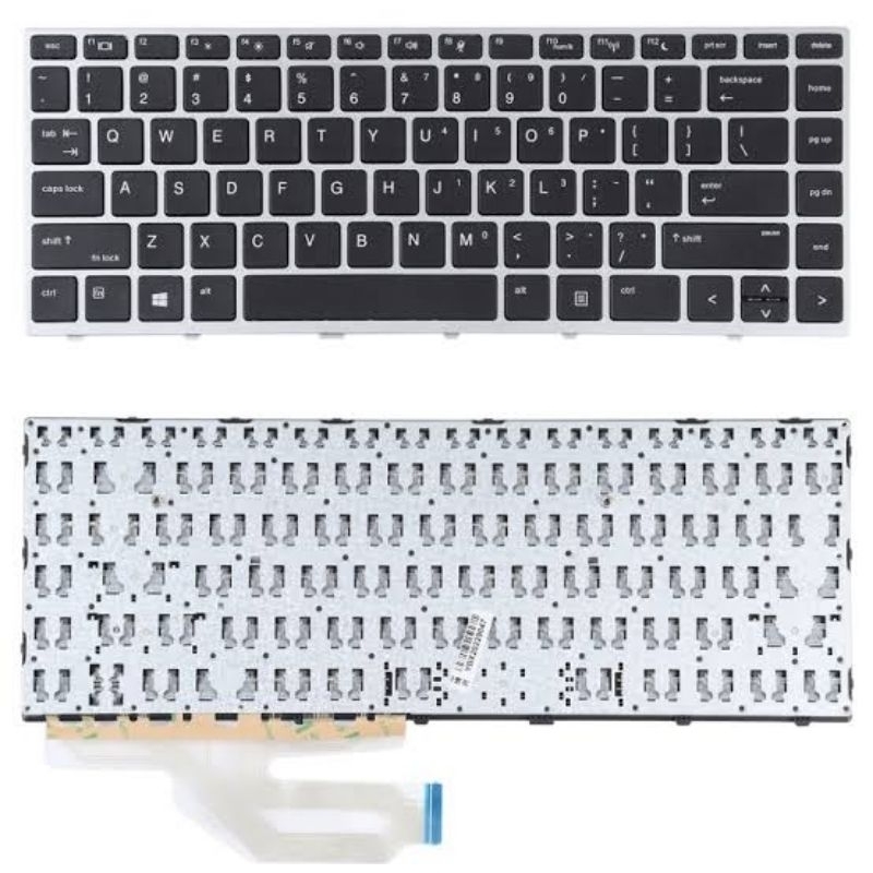 Laptop Keyboard For HP Probook 440 G5 430 G5 445 G5 Silver frames ...