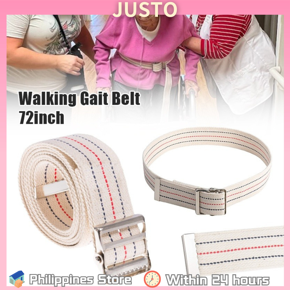 72" Patient Secure Transfer and Walking Gait Belt Standing Assist Aid ...