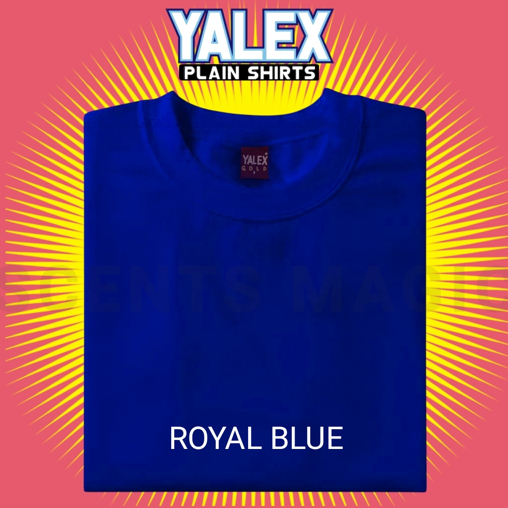 YALEX Plain Tshirt (Royal Blue) for kids / for Adult /Direct Supplier ...