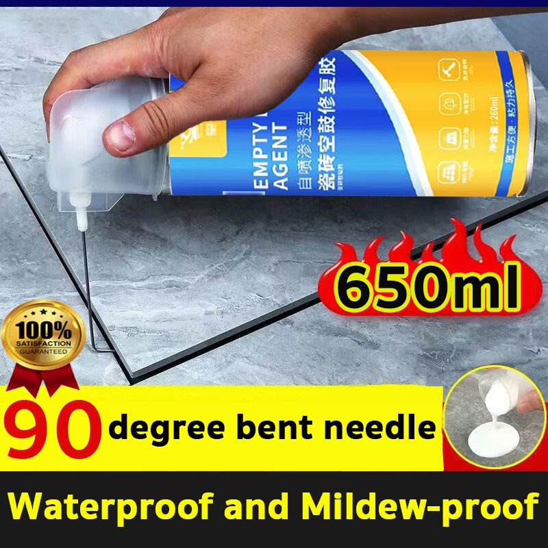 650ml Floor Tile Adhesive Repair Glue With needle design Waterproof ...