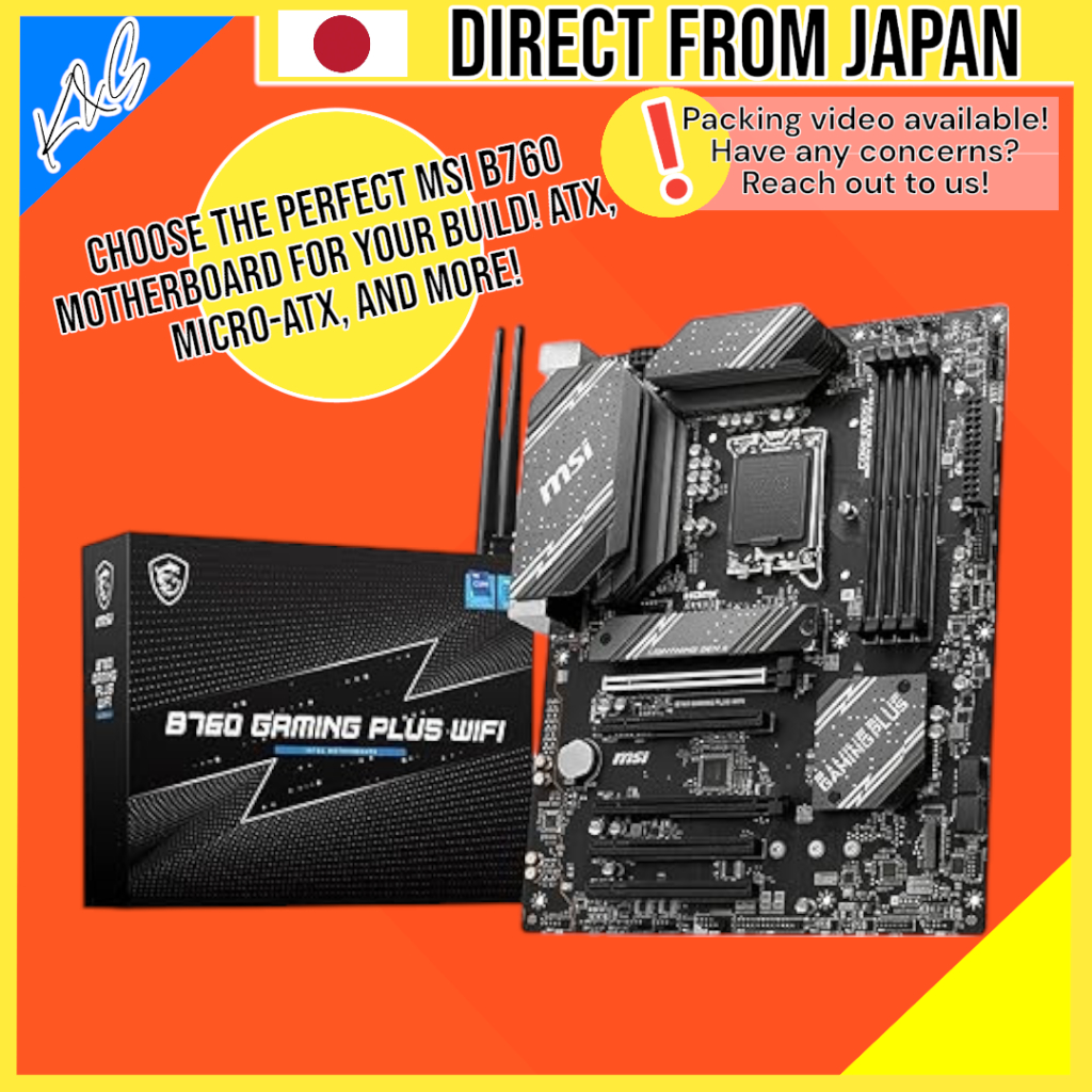 "Custom PC Build Kit with MSI B760 Motherboard and 750W Gold Power ...