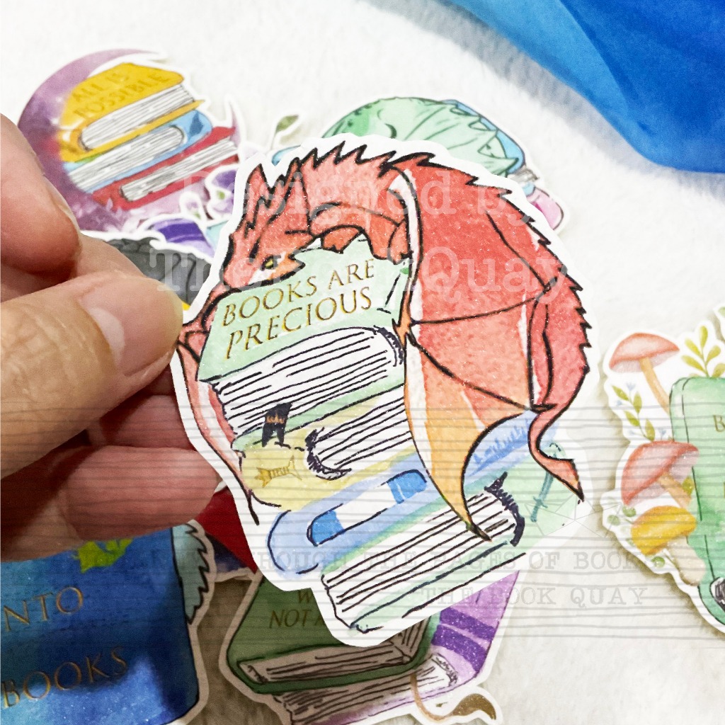Bookwyrm Sticker with book quote inspired from JRR Tolkien and Lord of ...
