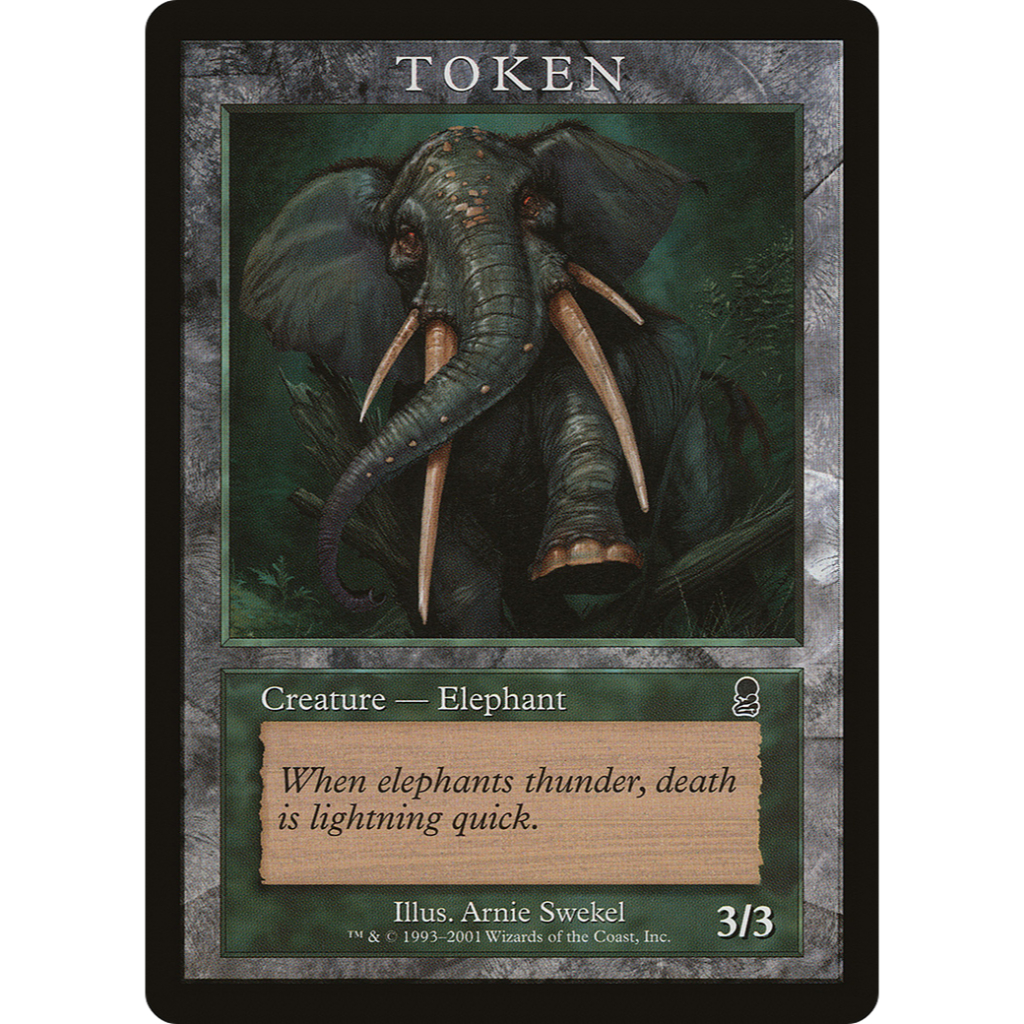 elephant token pr2-5 Proxy Playtest Card | Shopee Philippines