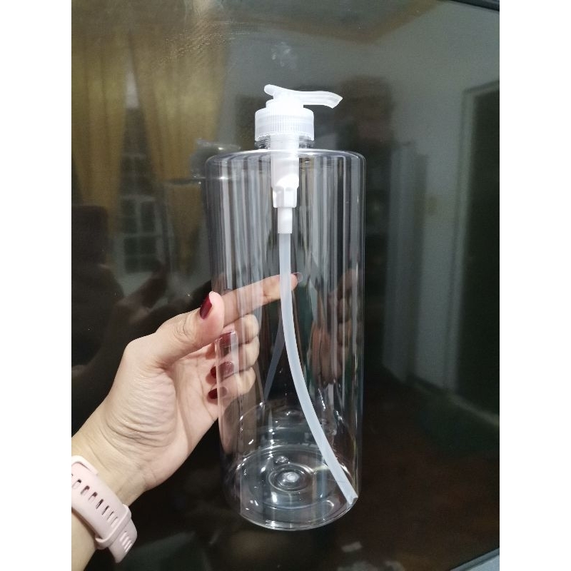 1 Liter Plastic Pump Bottle. | Shopee Philippines