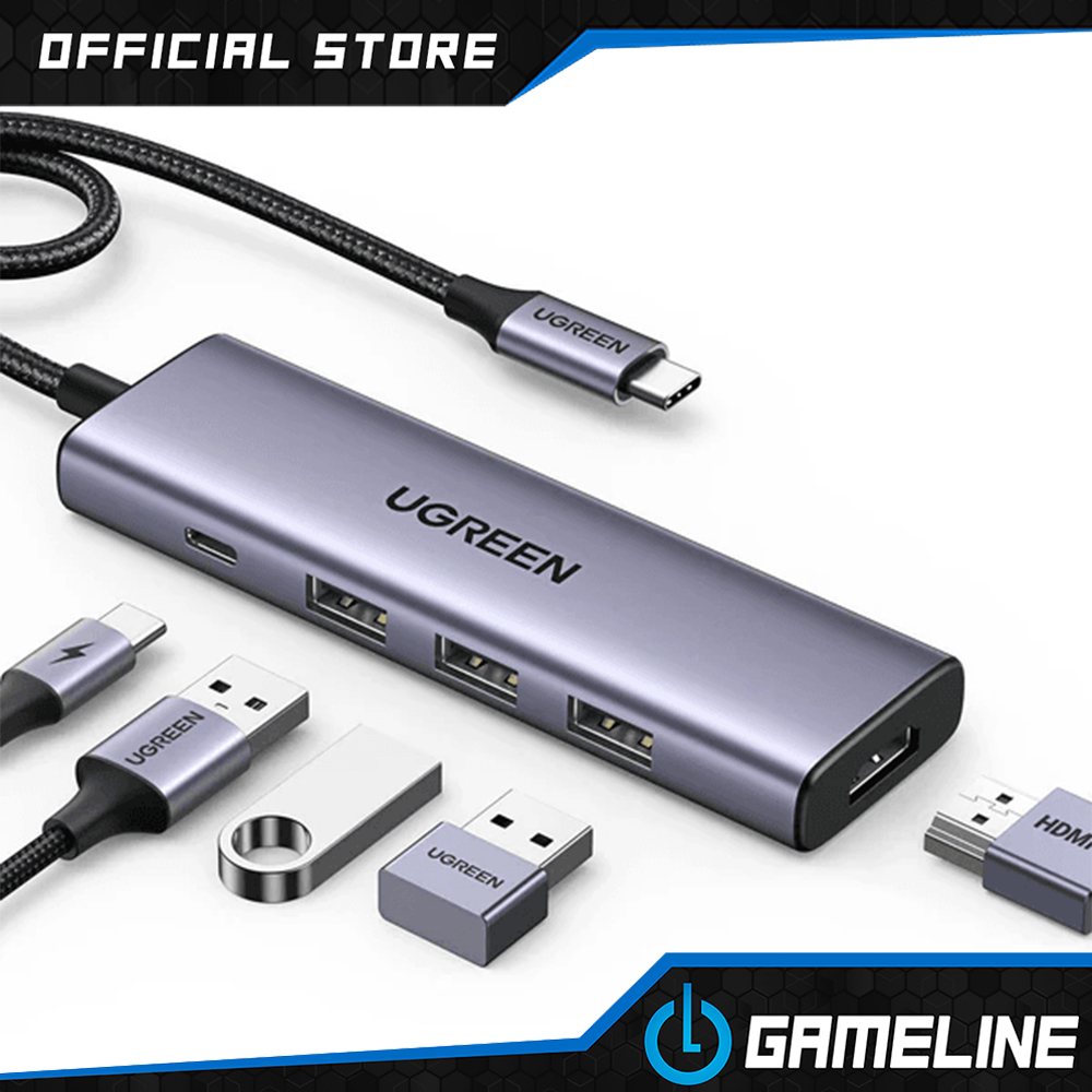 UGreen 5-in-1 USB-C Multifunction Adapter [CM511/15596] | Shopee Philippines
