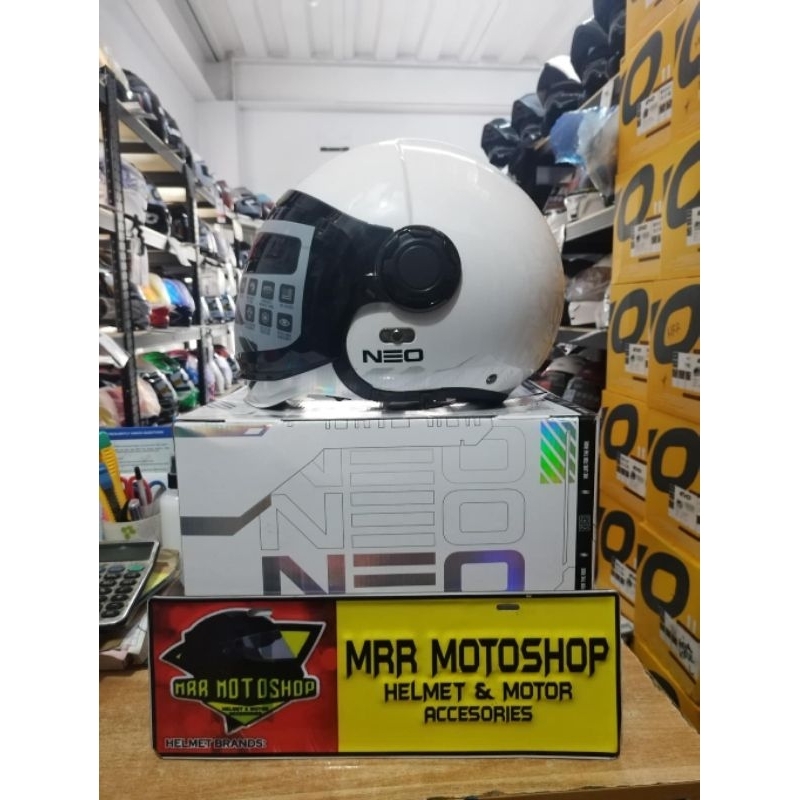 spyder neo ace pearl white dual sport helmet | Shopee Philippines