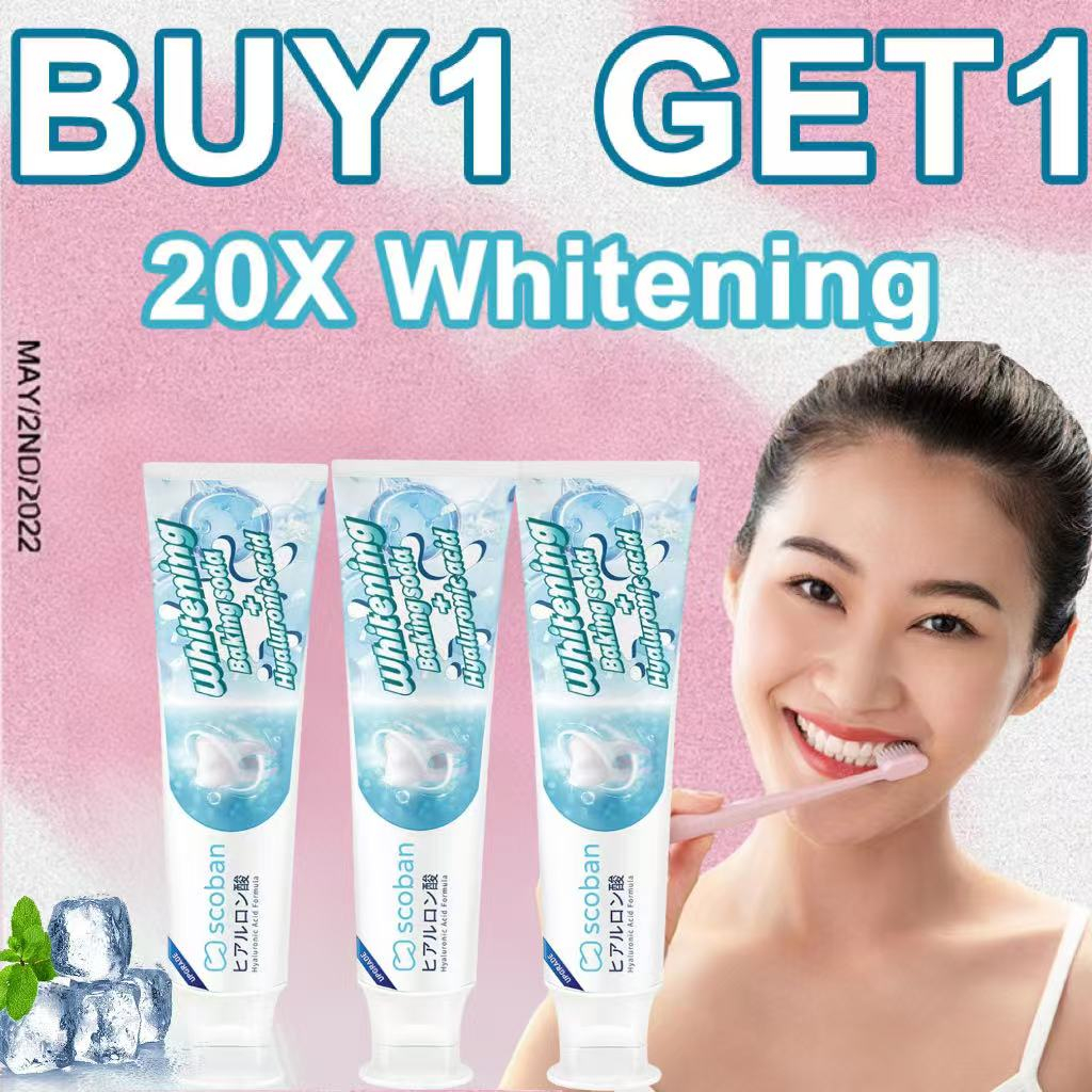 Scoban Teeth Buy 2 get 2 Whitening Toothpaste Peppermint Food Graded ...