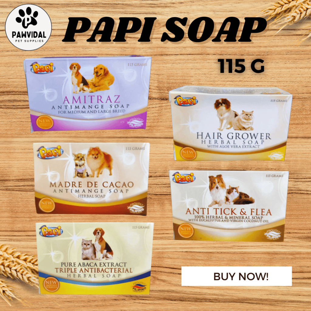Papi Soap for Dogs & Cats 115 Grams | Shopee Philippines