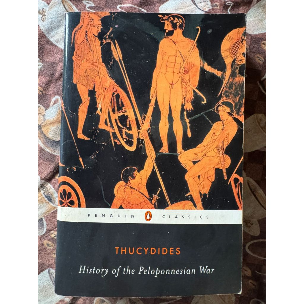 PAPERBACK 1972 Thucydides History Peloponnesian War Athens Sparta Greek ...