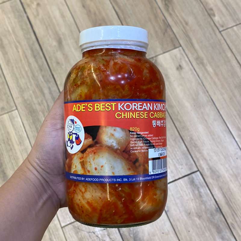 ADE’S BEST KOREAN KIMCHI CHINESE CABBAGE 820g | Shopee Philippines