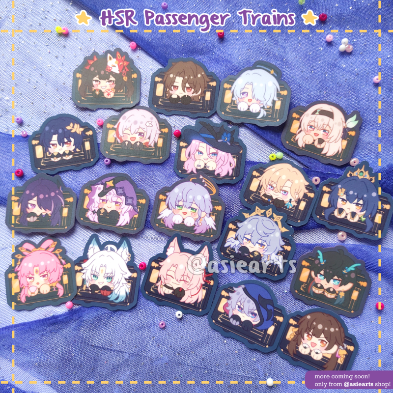 [Updated!] Honkai Star Rail HSR Passenger Train Vinyl Waterproof ...