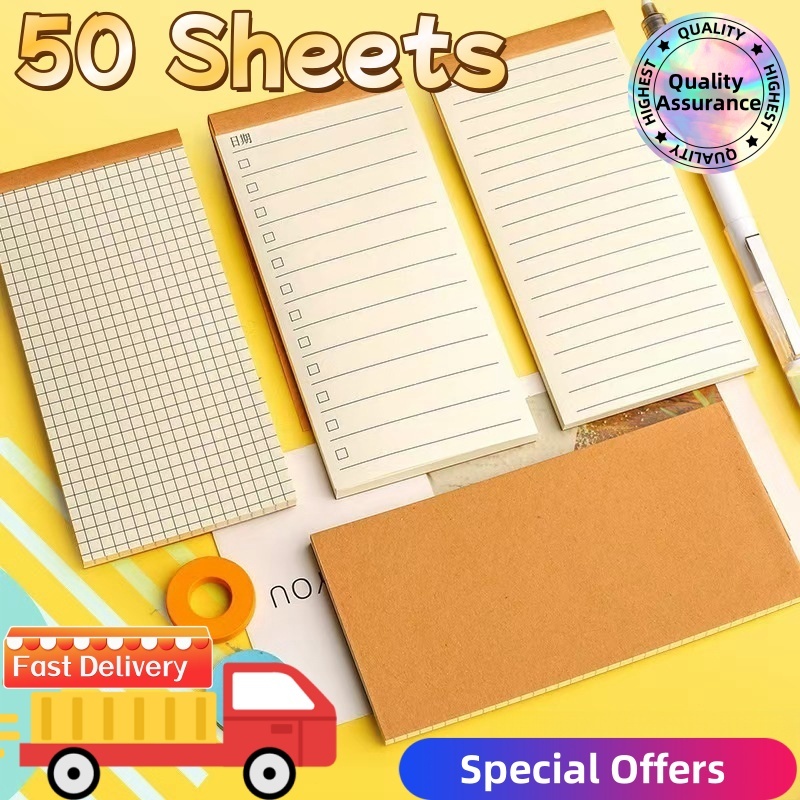 Tearable Kraft Paper Cover Note Pad Portable Memo Notepad Students ...
