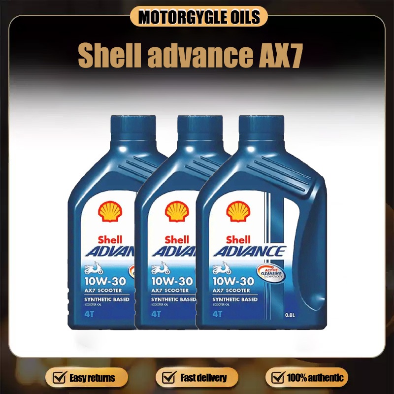 AMIGO Shell Advance Scooter 10W-40(0.8Liter) Scooter Engine Synthetic ...