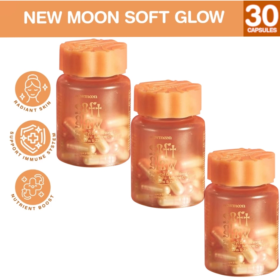 New Moon Soft Glow S- Acethyl Glutathione Collagen and Vitamin ...