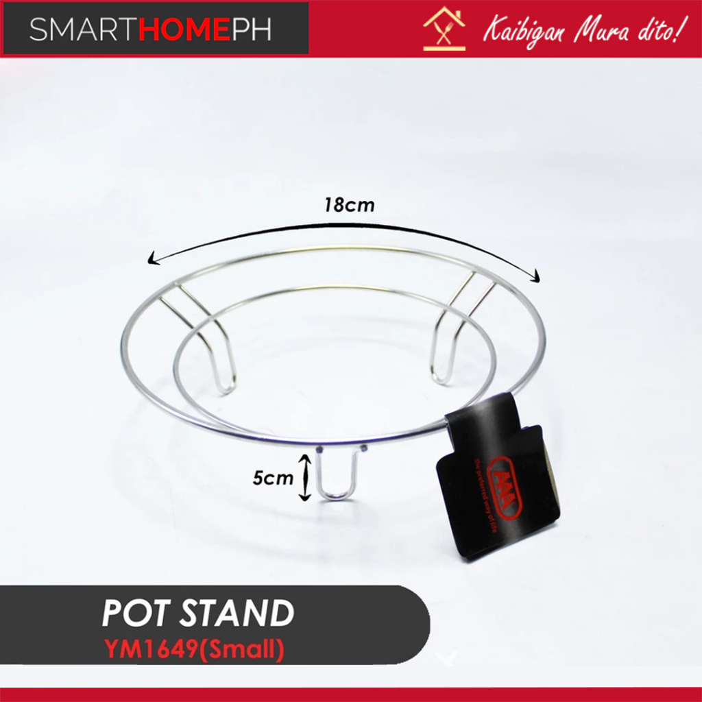 POT STAND WITH 2 DIFFERENT SIZES stainless stand kitchen tools patungan ...
