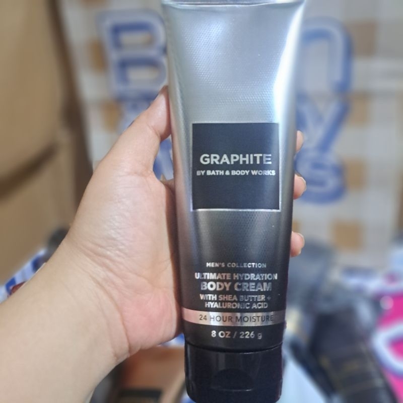 Original Bath and Body Works USA GRAPHITE Men's Ultimate Hydration Body ...