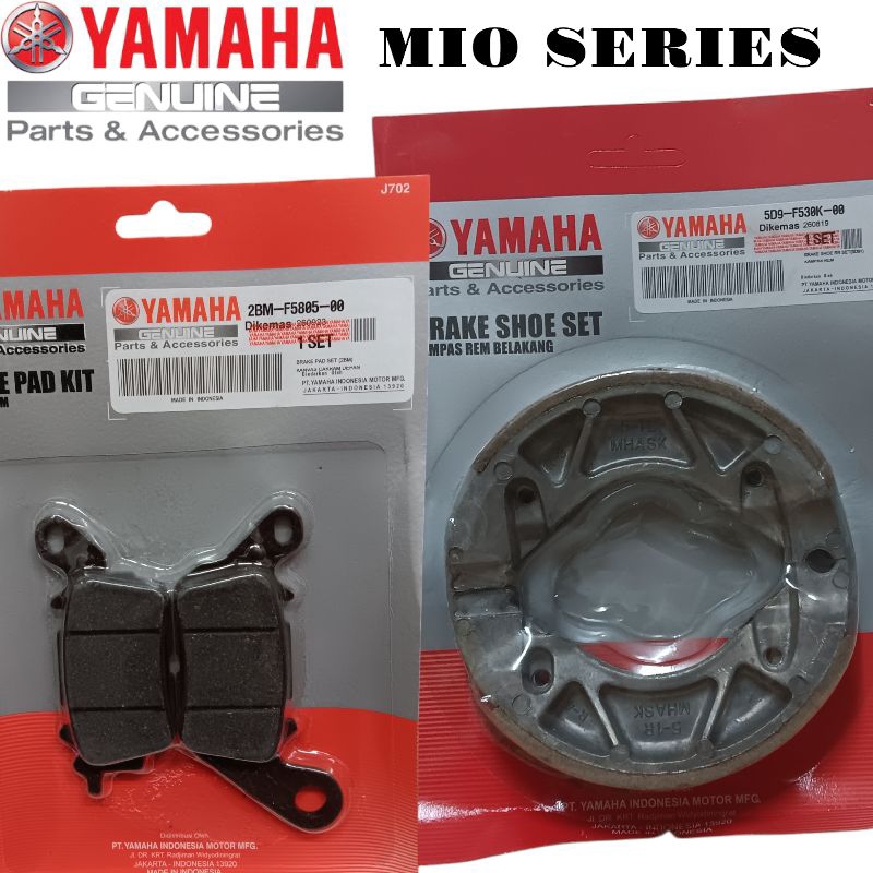 MIO BRAKE SET AEROX V1,V2/MIO GEAR/ MIO GRAVIS / MIO SOUL i125/MIO i125 ...