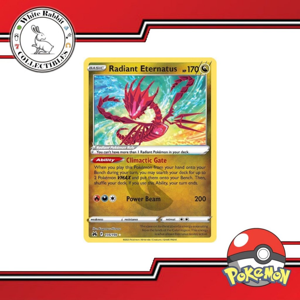 [Pokemon] [Card] Radiant Eternatus - Crown Zenith | Shopee Philippines