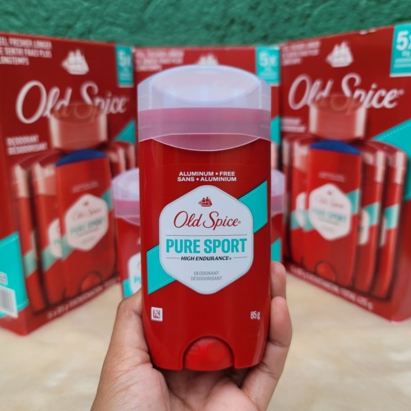 Old Spice Pure Sport Deodorant blue Original (85g)🇨🇦 | Shopee Philippines