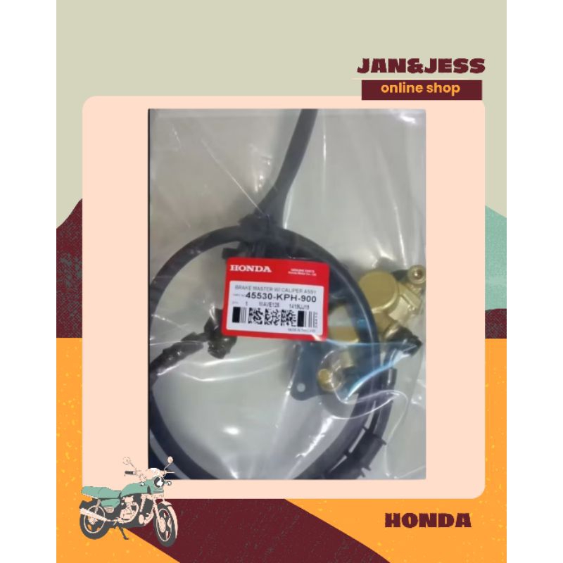 Honda Brake Master Cylinder Assembly with Caliper set for(wave125 ...