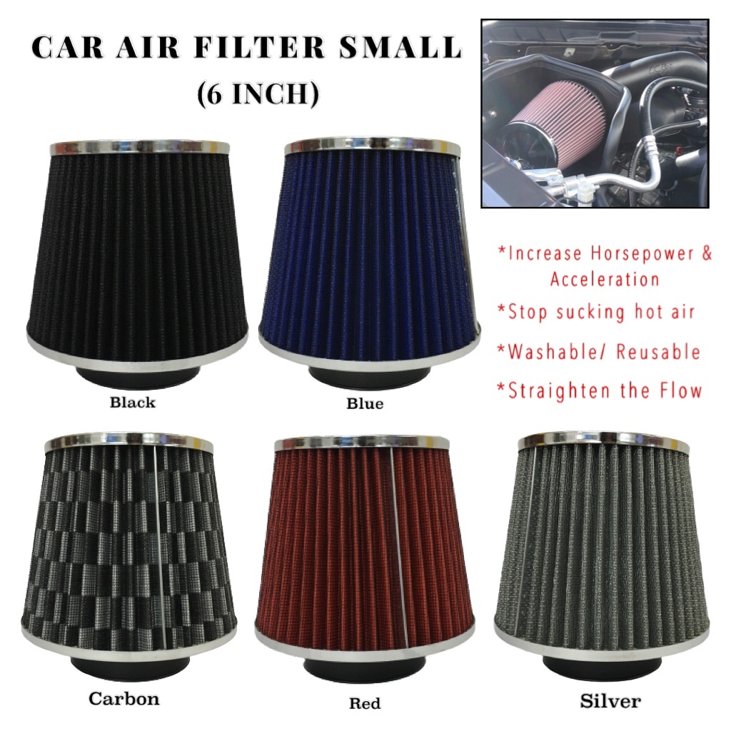 OSCPA Universal Automobile Car Fiber Air Filter Auto Air Intake Round ...