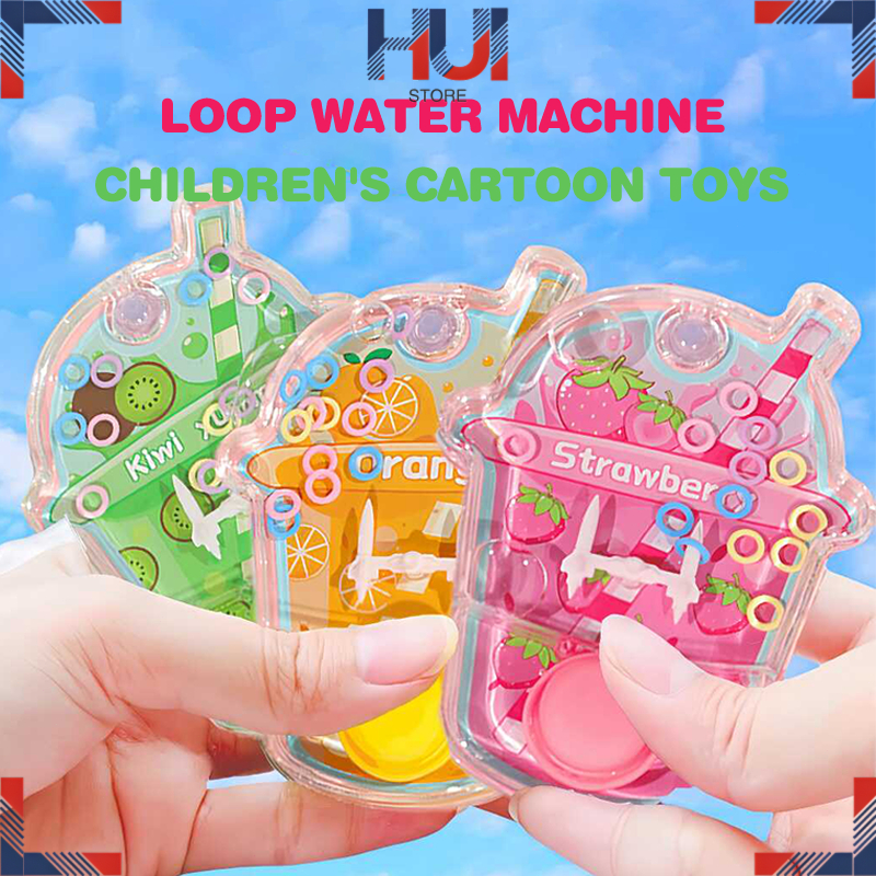 Child Handheld Water Ring Game Machine Water Circle Ring Toss for Kids ...