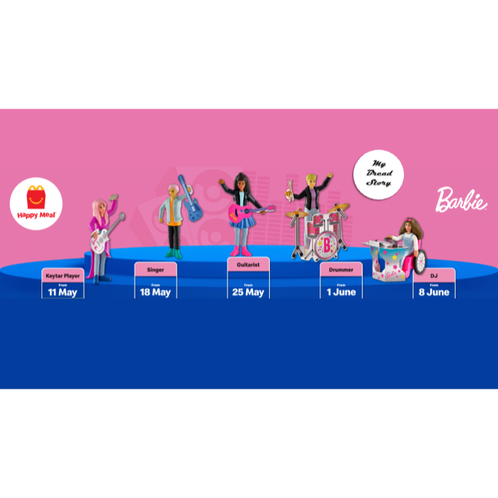 McDo Happy Meal Barbie 2023 Complete Set (Sealed) | Shopee Philippines