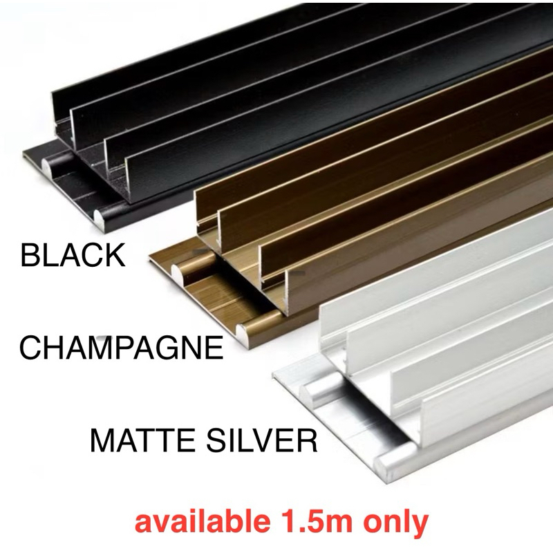 1.5 meters wardrobe sliding door track channel | Shopee Philippines