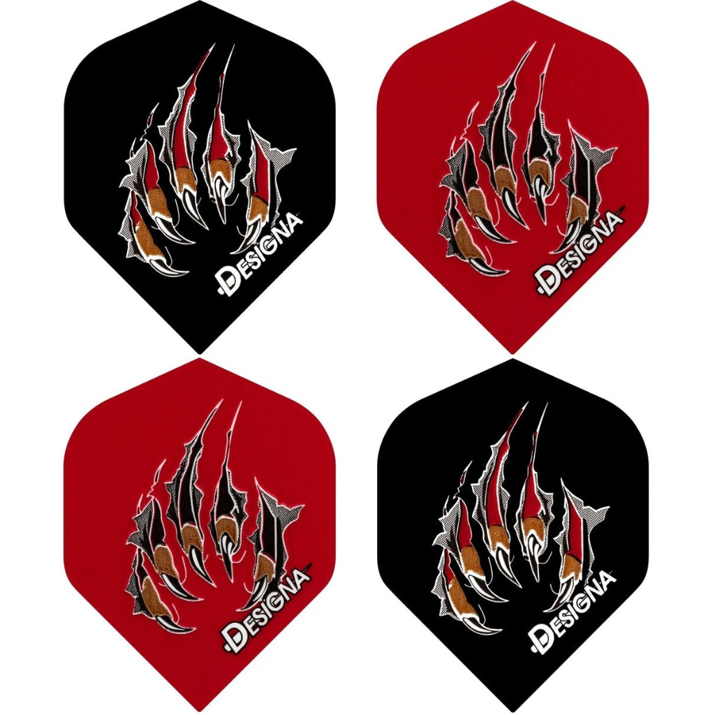 Designa Dart Flights Extra Strong No2 (Standard) Claw Series | Shopee ...