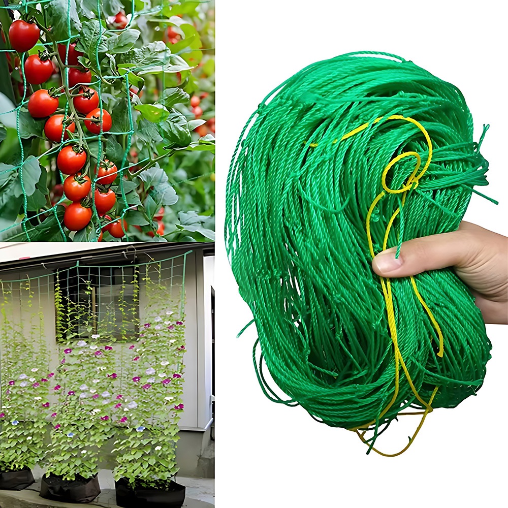 Garden Plant Climbing Net cucumber vegetables Trellis Net Green Nylon ...