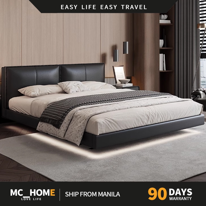 MC&HOME Suspended Bed Frame Single Bed/Double Bed/King Bed Bedroom Iron ...