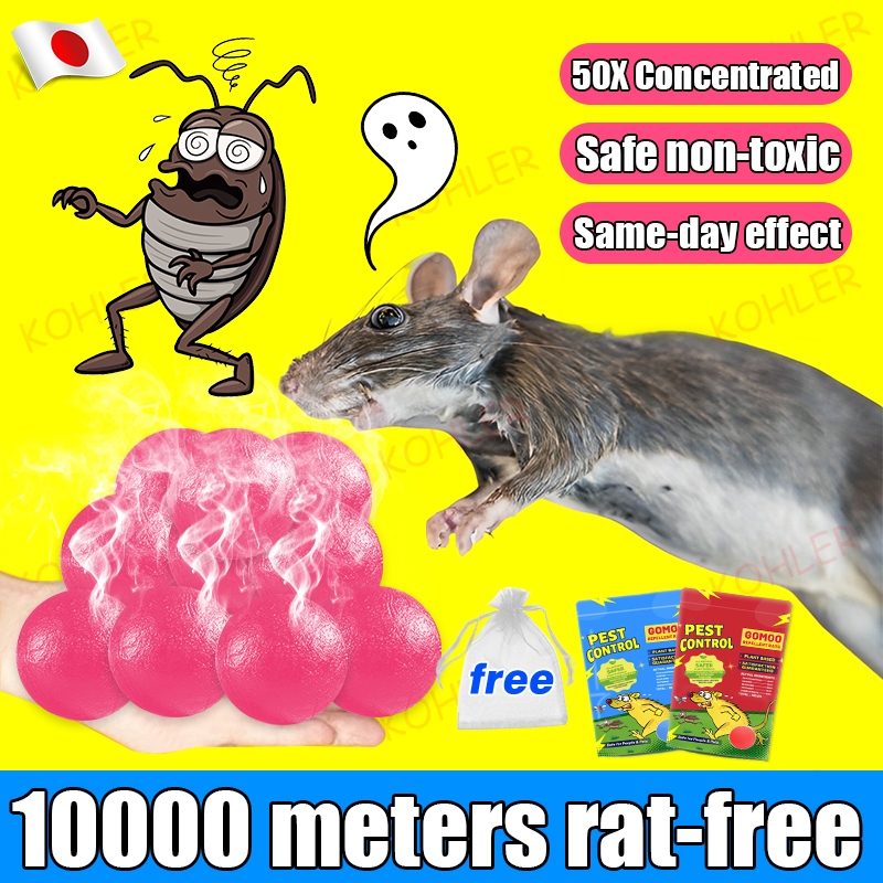 50X Rat Killer Powerful Mothballs For Rats Repellent Mouse Rodents ...