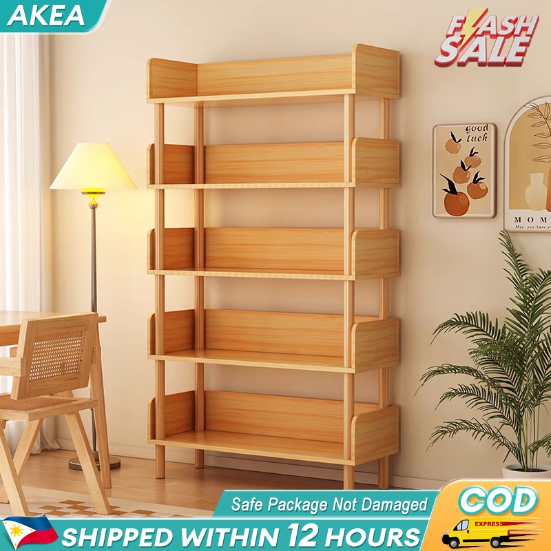 Wooden Book Shelf Organizer 3/4/5 Layers For Children Study Rack ...