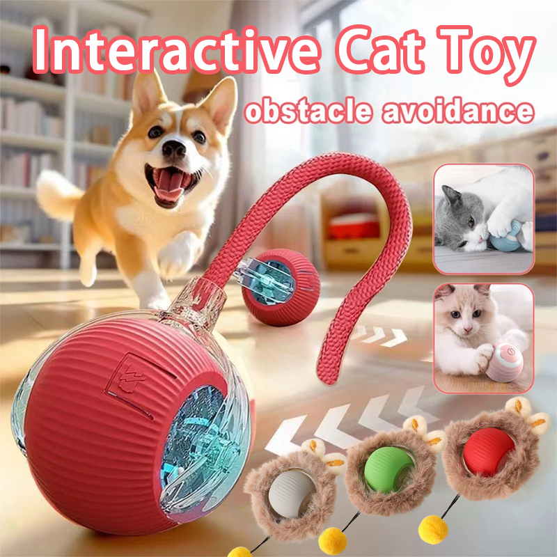 Interactive Cat Toy For Kitten Automatic Smart Cat Toy Electric Cat ...
