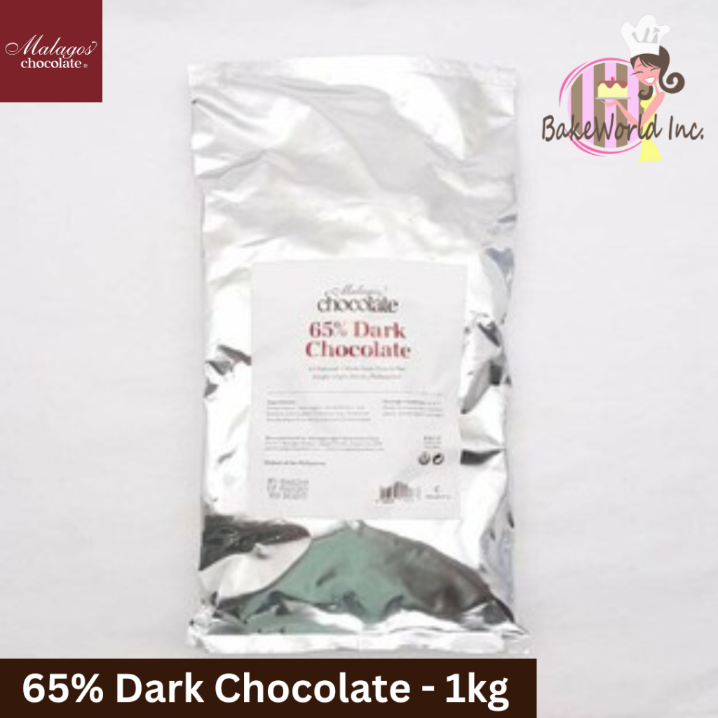 Malagos Chocolate - 65% Dark Chocolate 1000g | Shopee Philippines
