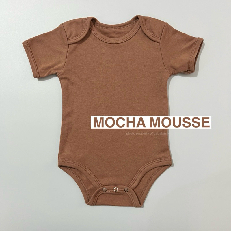 PANTONE COLOR OF THE YEAR: MOCHA MOUSSE baby onesie baby romper baby ...