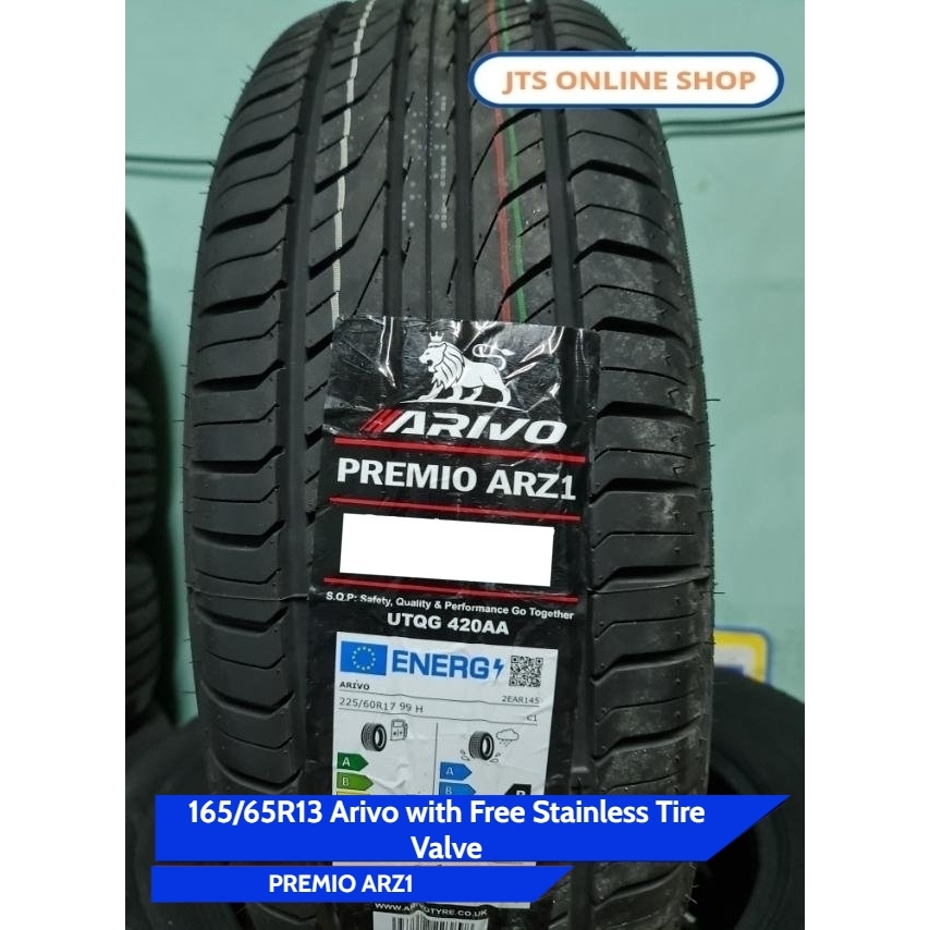 165/65R13 Arivo Premio ARZ1 with Free Stainless Tire Valve (PRE-ORDER) | Shopee Philippines