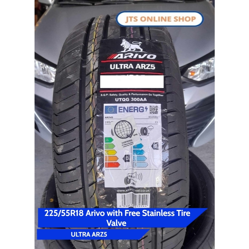 225/55R18 Arivo Ultra ARZ5 with Free Stainless Tire Valve (PRE-ORDER) | Shopee Philippines