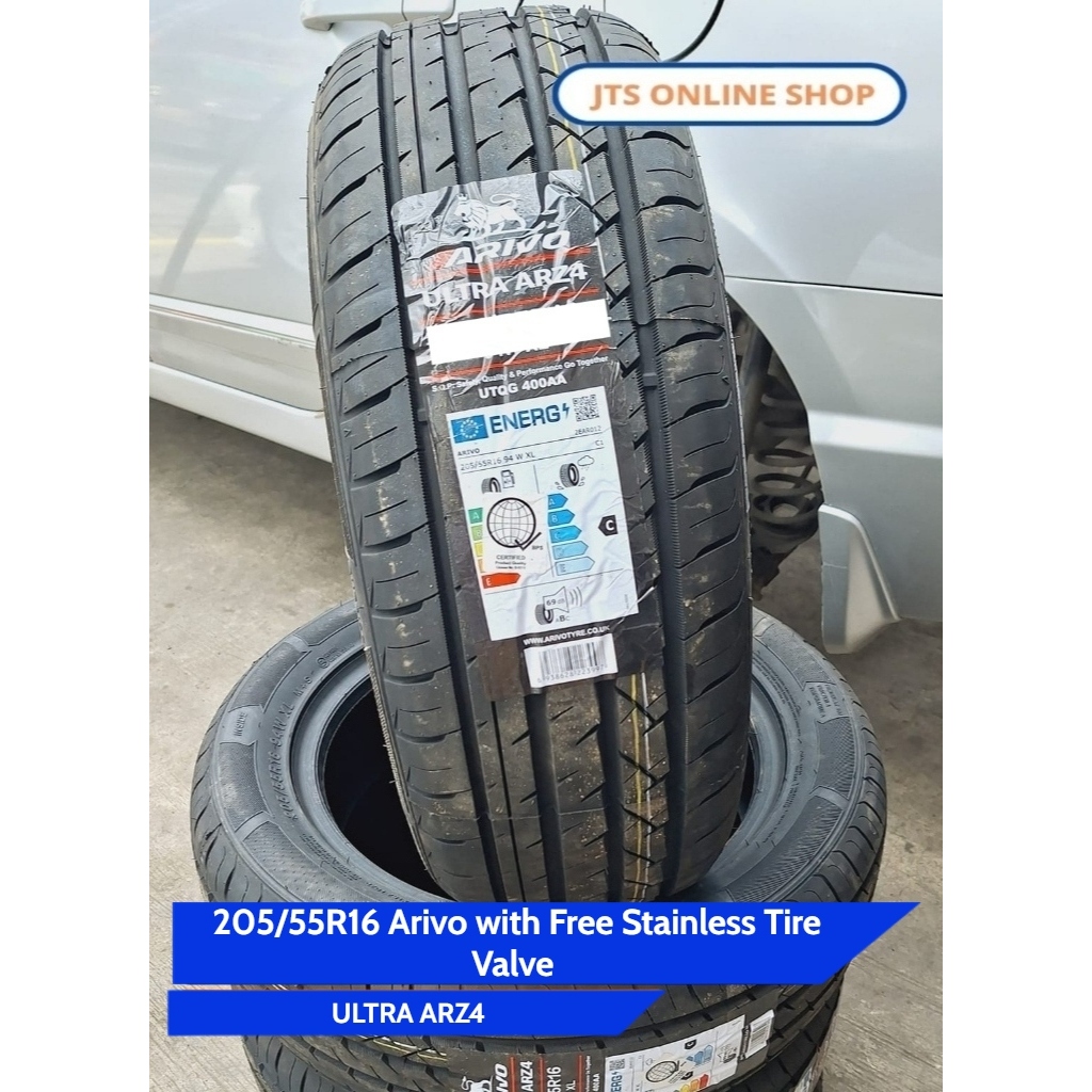 205/55R16 Arivo Ultra ARZ4 with Free Stainless Tire Valve (PRE-ORDER) | Shopee Philippines