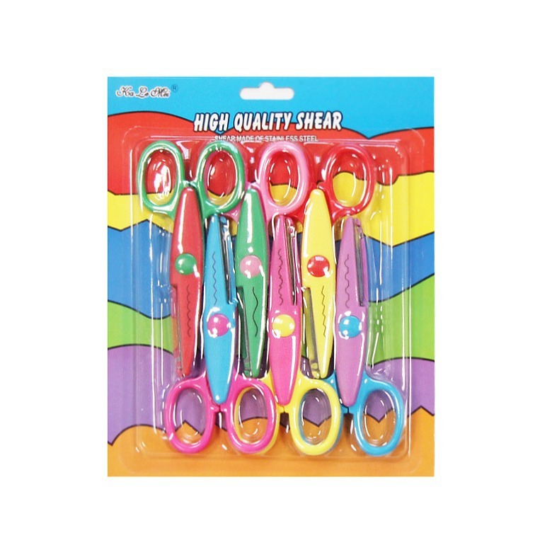 6pcs Children's Craft Decorative paper edger Scissors | Shopee Philippines