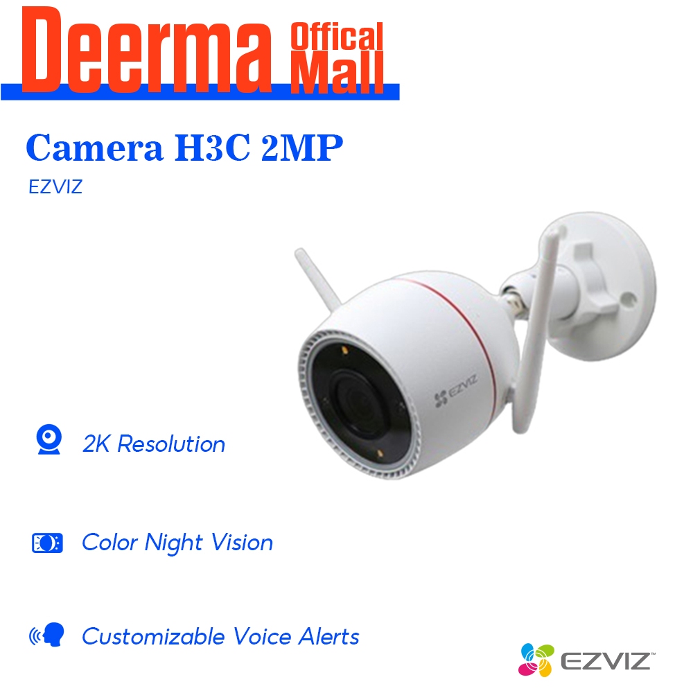 EZVIZ Outdoor WiFi Security Camera IP Surveillance IP Camera With Color ...