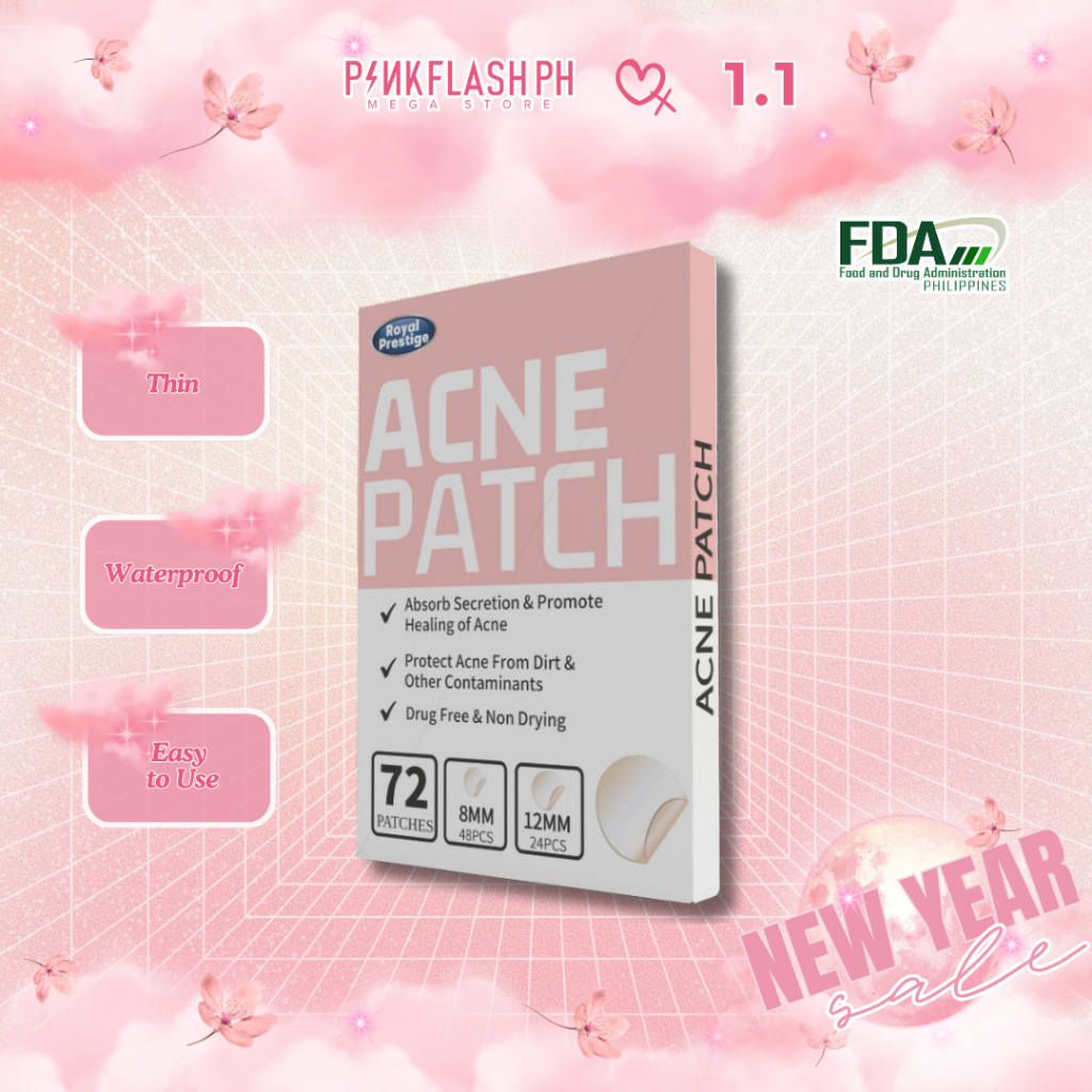 pinkflash 24 hours Waterproof Invisible Ultra Thin Hydrocolloid Acne ...