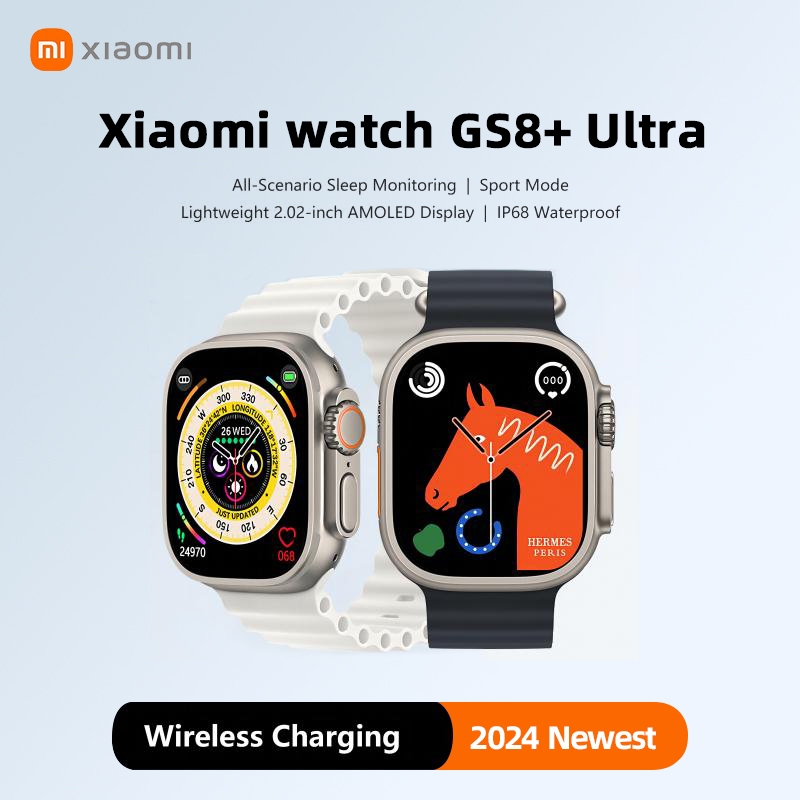 Xiaomi Smart watch GS8+ Ultra/S9 Pro Bluetooth Call Waterproof Heart ...